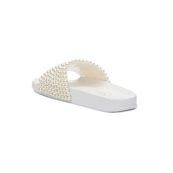 Jessica Simpson | Shoes | Jessica Simpson Womens Ivory Pool Slide ...